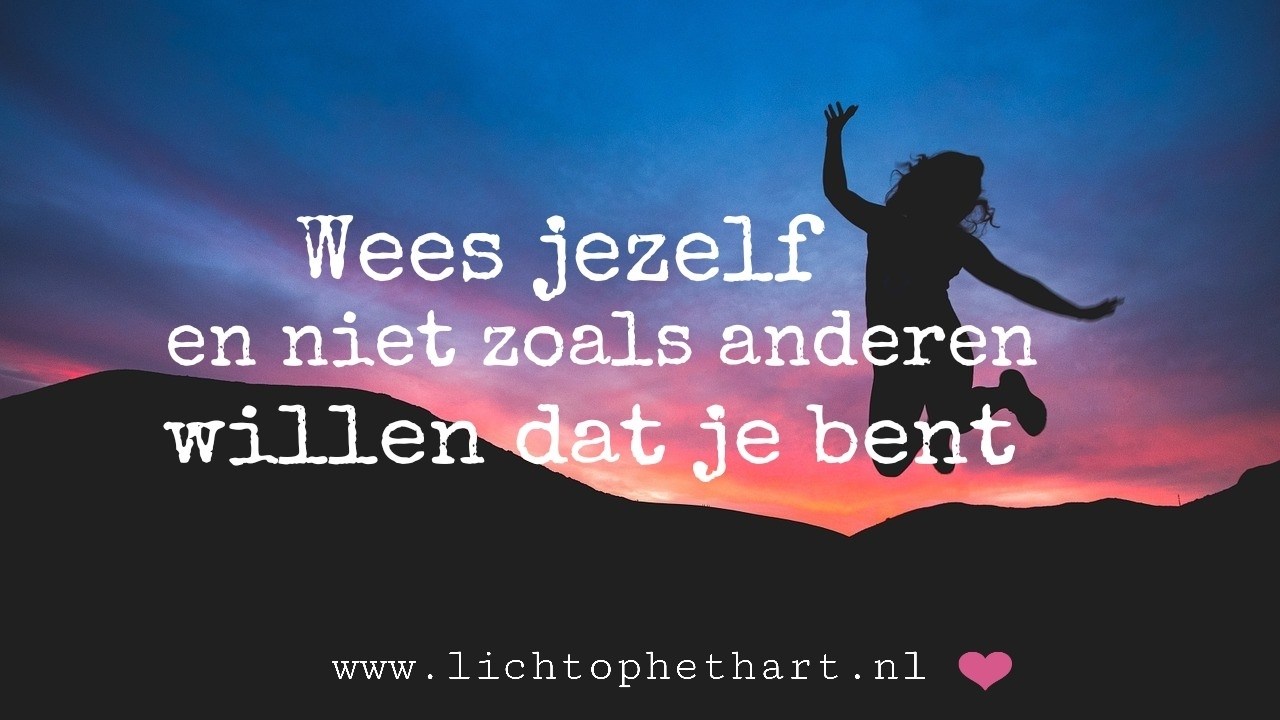Wees Niet Wat Je Niet Bent Oneliners Op One Liners Nl