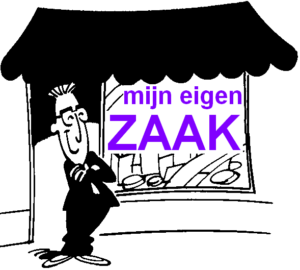 Hij vecht voor zijn eigen standje.=Hij komt op voor zijn eigen zaak ...