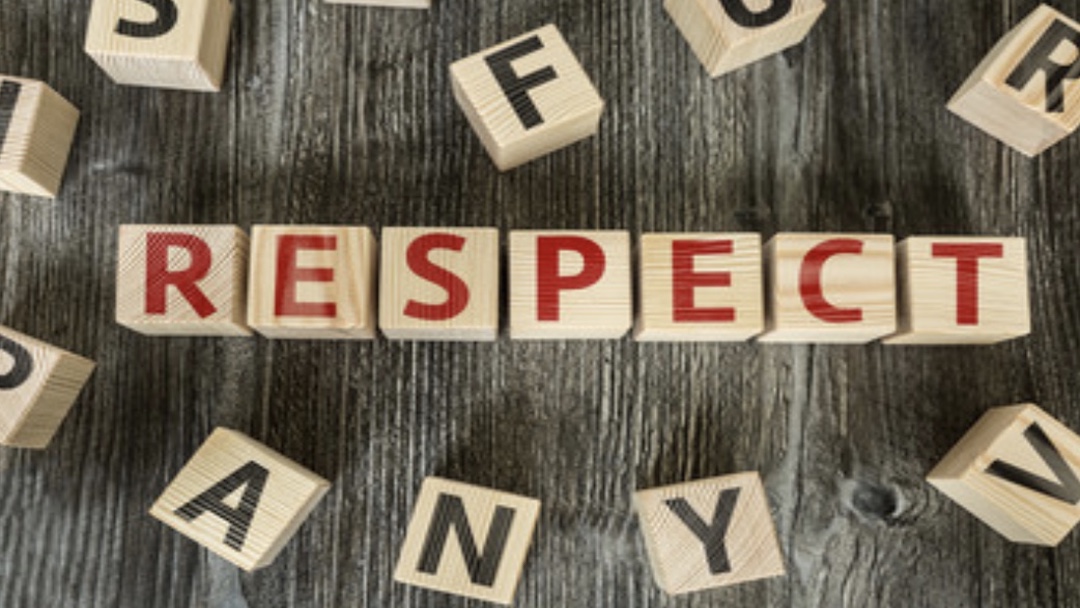 Als iemand respect heeft voor je mening is hij het niet met je eens ...