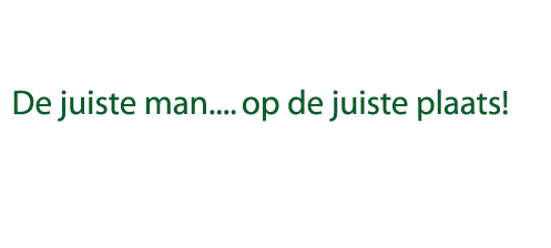 De juiste man op de juiste plaats zijn .=Zeer geschikt zijn voor het ...